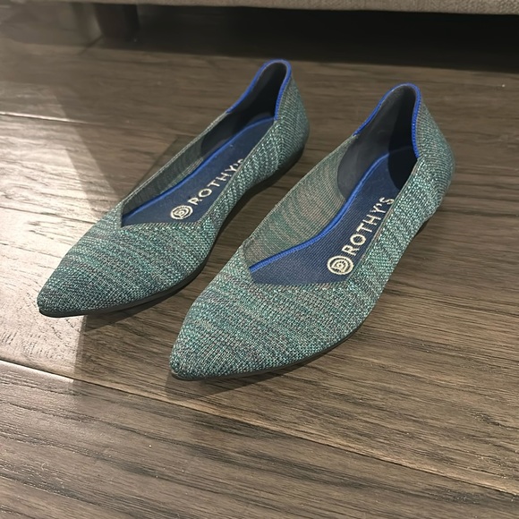 Rothy's | Shoes | Rothys Point Green Heather | Poshmark